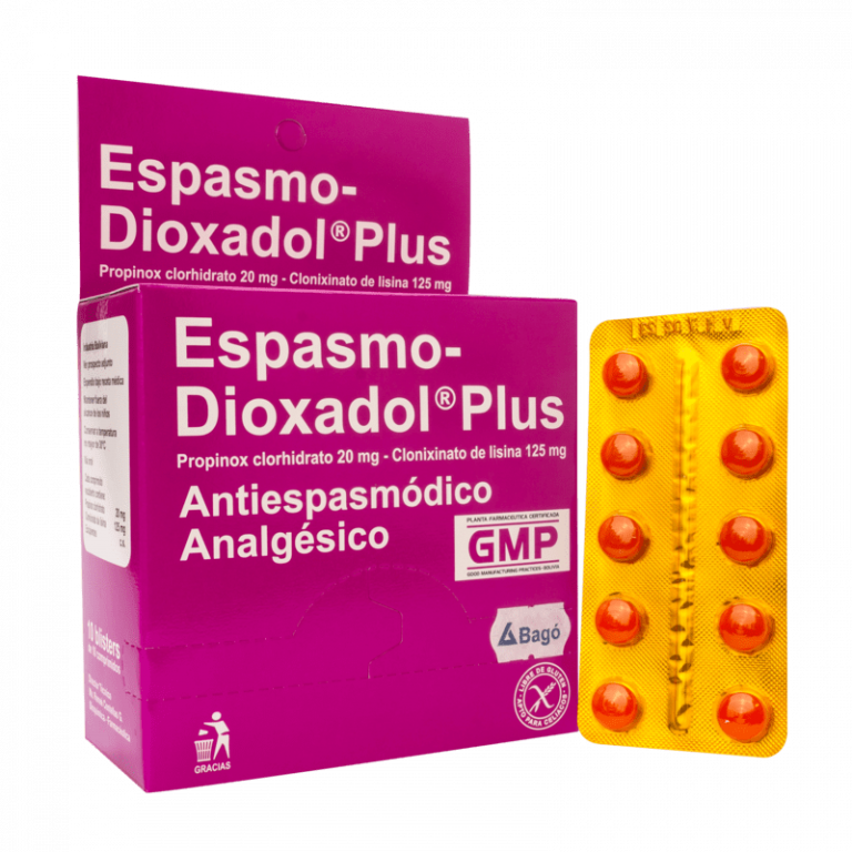Espasmo – Dioxadol Plus - Laboratorios Bagó de Bolivia