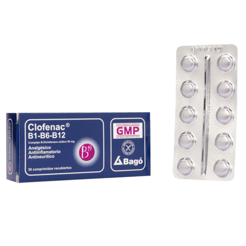 Clofenac B1 B6 B12 - Laboratorios Bagó de Bolivia