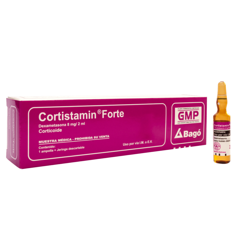Cortistamin Forte 8mg - Laboratorios Bagó de Bolivia