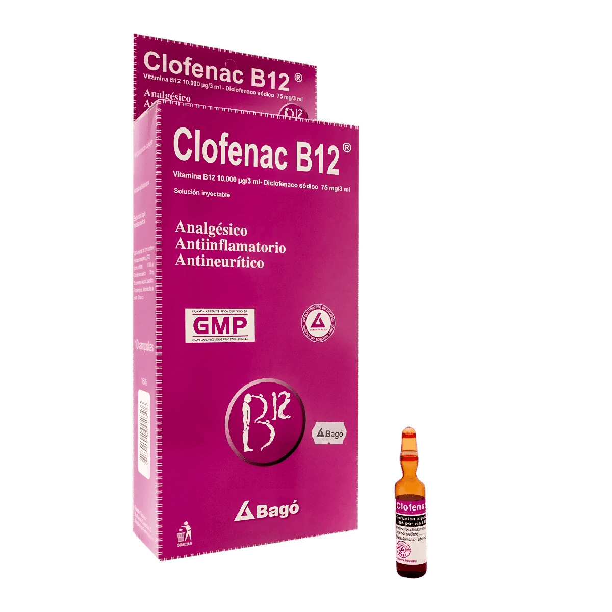 Clofenac B12 - Inyectable - Laboratorios Bagó de Bolivia