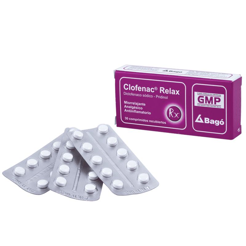 Clofenac Relax - Comprimidos - Laboratorios Bagó de Bolivia