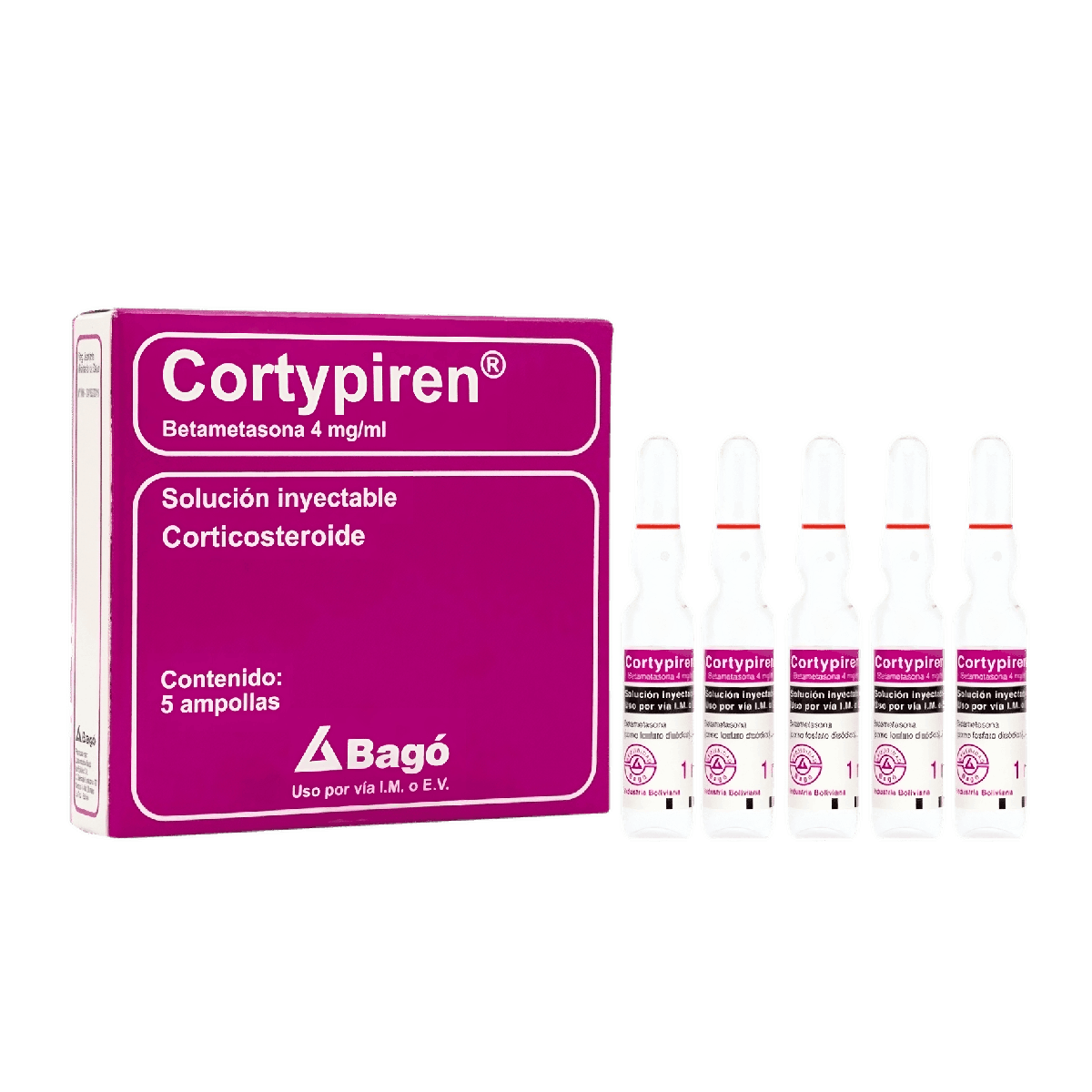 Cortypiren - Inyectable - Laboratorios Bagó de Bolivia