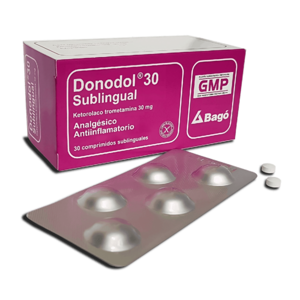Donodol 30 – Sublingual – Laboratorios Bagó de Bolivia