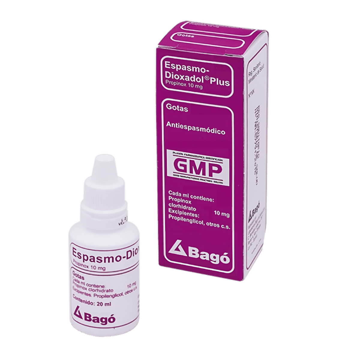 Espasmo – Dioxadol Plus - Gotas - Laboratorios Bagó de Bolivia