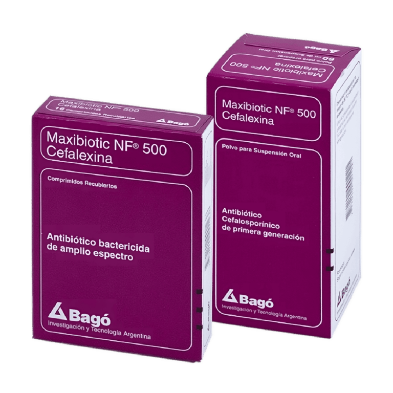 Maxibiotic NF 500 - Polvo - Laboratorios Bagó de Bolivia