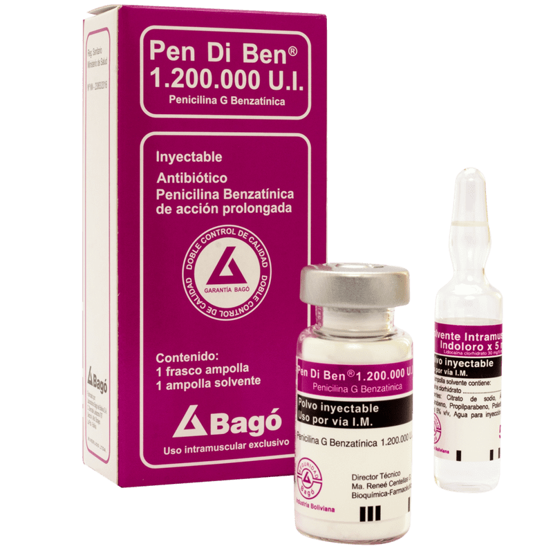 Pen Di Ben 1.200.000 UI – 2.400.000 UI - Laboratorios Bagó de Bolivia