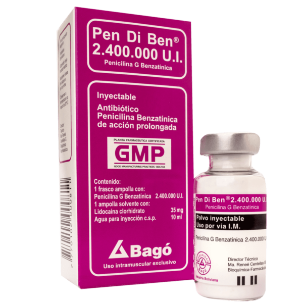 Pen Di Ben 1.200.000 UI – 2.400.000 UI - Laboratorios Bagó de Bolivia