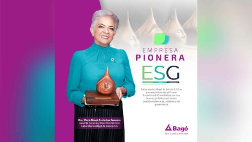 Laboratorios Bagó de Bolivia S.A., recibió un reconocimiento como Empresa Pionera en acciones ...