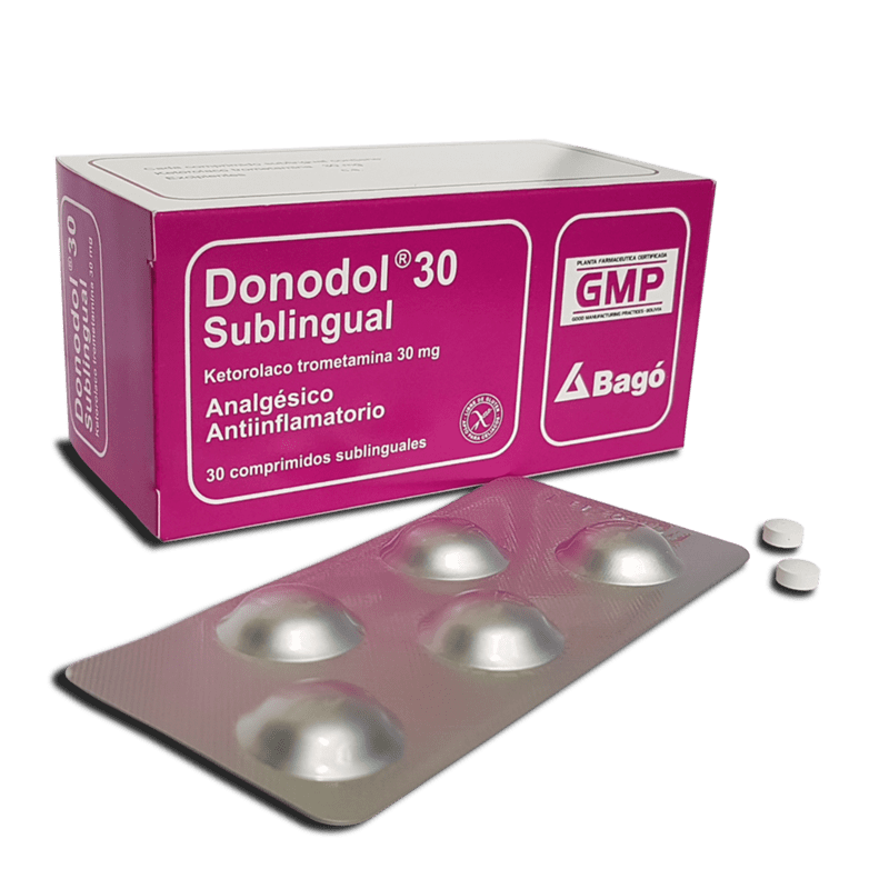 Donodol 30 - Sublingual - Laboratorios Bagó de Bolivia