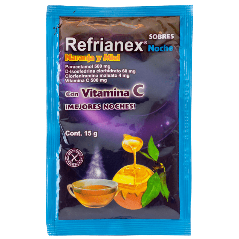 Refrianex - Sobres - Laboratorios Bagó de Bolivia